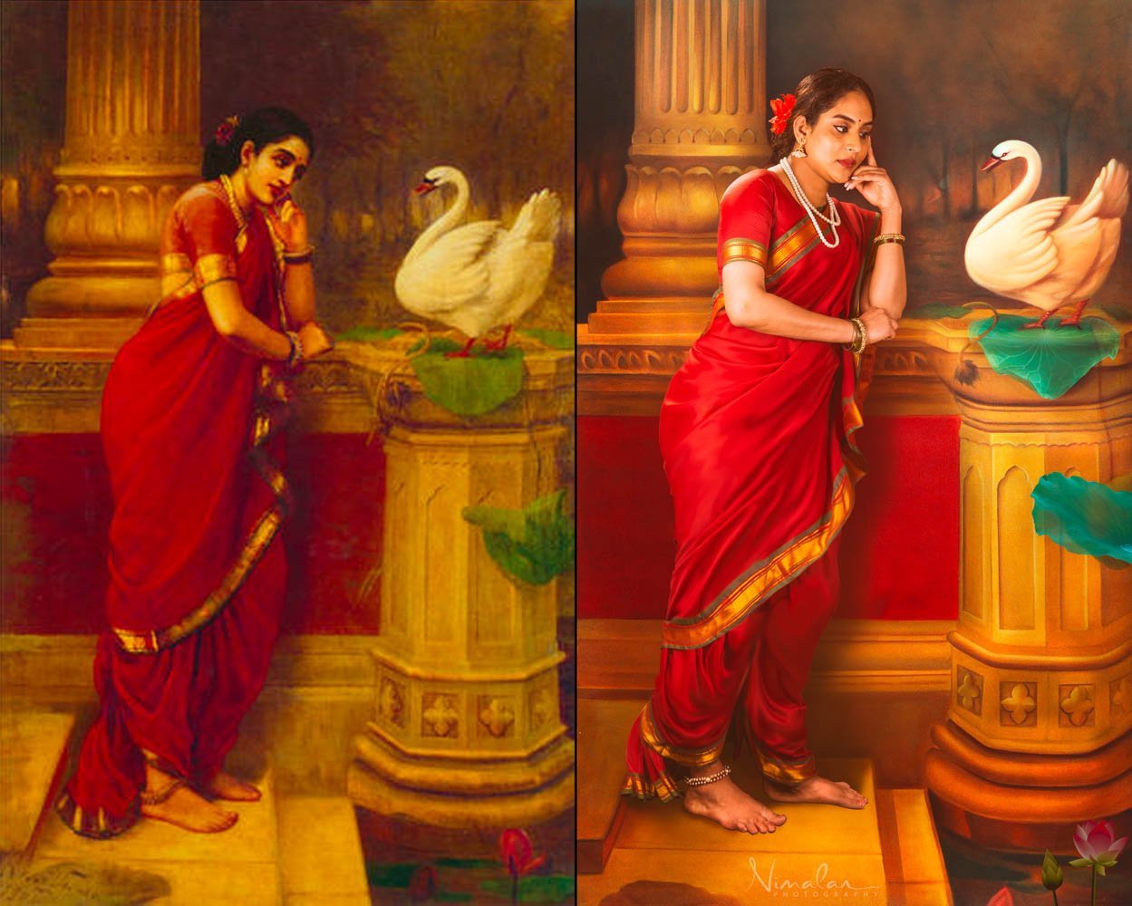 Recreating iconic Raja Ravi Varma paintings – Nimalan Photography