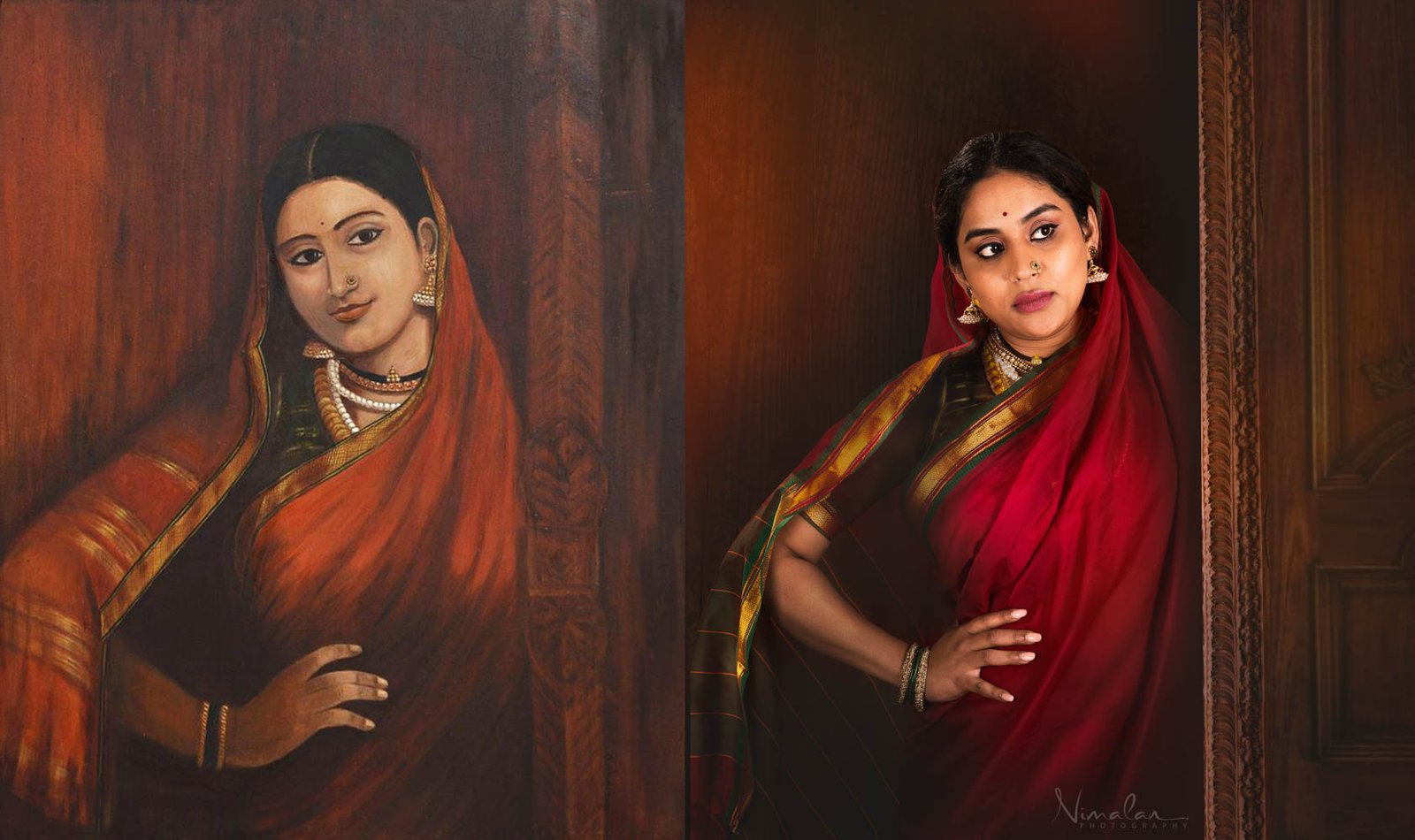 Recreating iconic Raja Ravi Varma paintings – Nimalan Photography